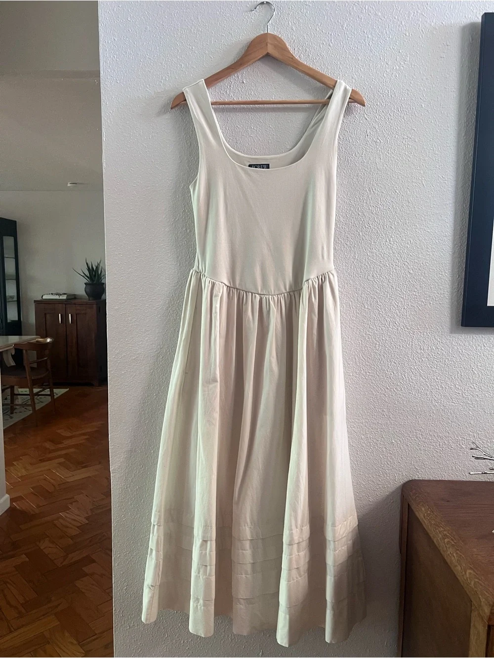 J. Crew | Dresses | J Crew Cream Drop Waist Mixy Dress | Poshmark